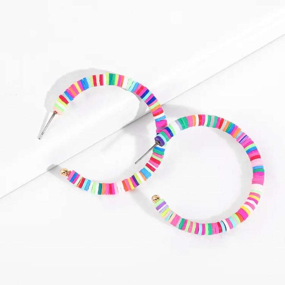 Viv Bright and Colourful Lightweight Hoops – Greenwood Designs Wholesale